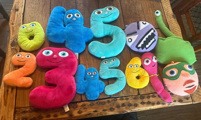 NUMBERJACKS RARE VINTAGE soft toys bundle including Meanies £1.16 ...