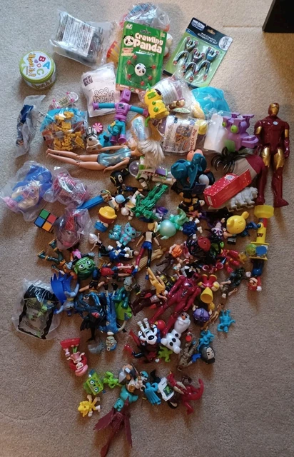MIXED TOYS LOT Assorted Brands Characters Action Figures Vintage Modern ...