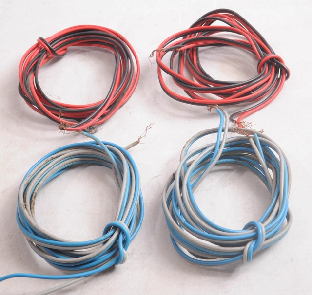 TECHNICS SPEAKER CABLES Bi Wire Colour Coded speaker cables 1.5m £25.95 ...