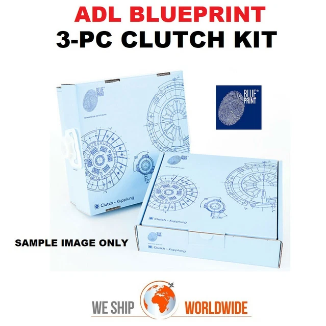 ADL BLUEPRINT 3-PC CLUTCH KIT for TOYOTA HIACE III Box 2.4D 1990-1995 ...
