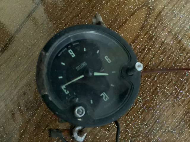 SMITHS DASH BOARD Dashboard Clock Gauge Armstrong Siddeley Sapphire ...