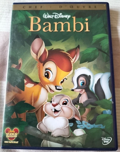BAMBI WALT DISNEY Chef-D'oeuvre Dvd The Walt Disney Compagny 2011 EUR 3 ...