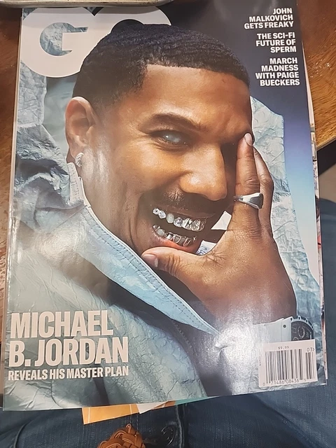 GQ MAGAZINE MICHAEL B. Jordan March 2025 Issue...New £9.47 - PicClick UK