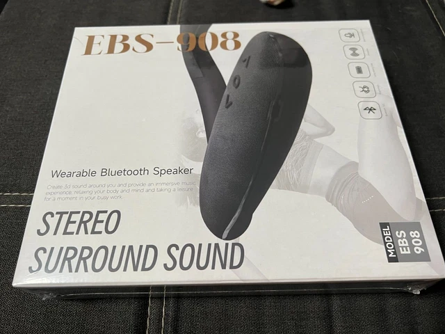 WEARABLE BLUETOOTH SPEAKER EBS-908, Stereo Surround Sound NEU + OVP EUR 39,00 - PicClick DE