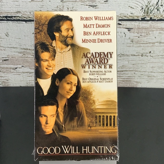 GOOD WILL HUNTING (VHS, 1998) NEW Robin Williams, Matt Damon, Ben ...