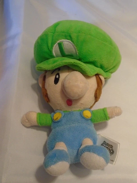 SUPER MARIO BABY Luigi Plush 12cm Soft Toy Teddy Nintendo Plush £5.99 ...