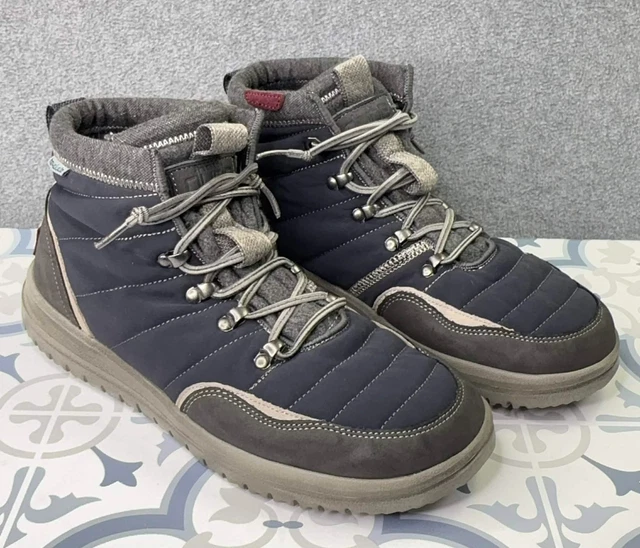 HEY DUDE CHARLIE Carbon Lace Up Boot Men's Size 8 Outdoor Winter ...