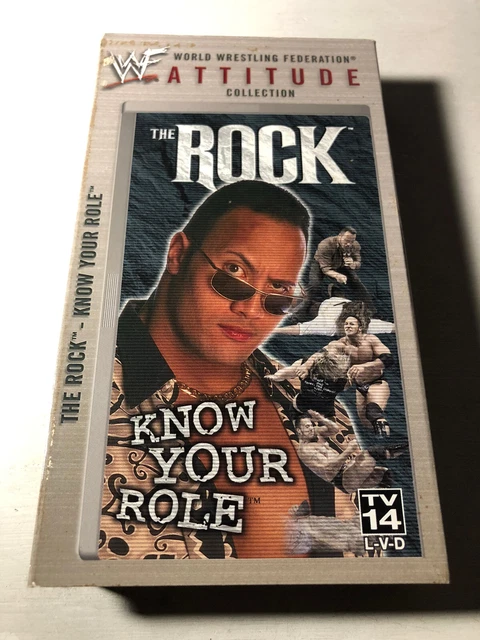 THE ROCK - Know Your Role (2001) VHS WWF Wrestling Duane “The Rock ...