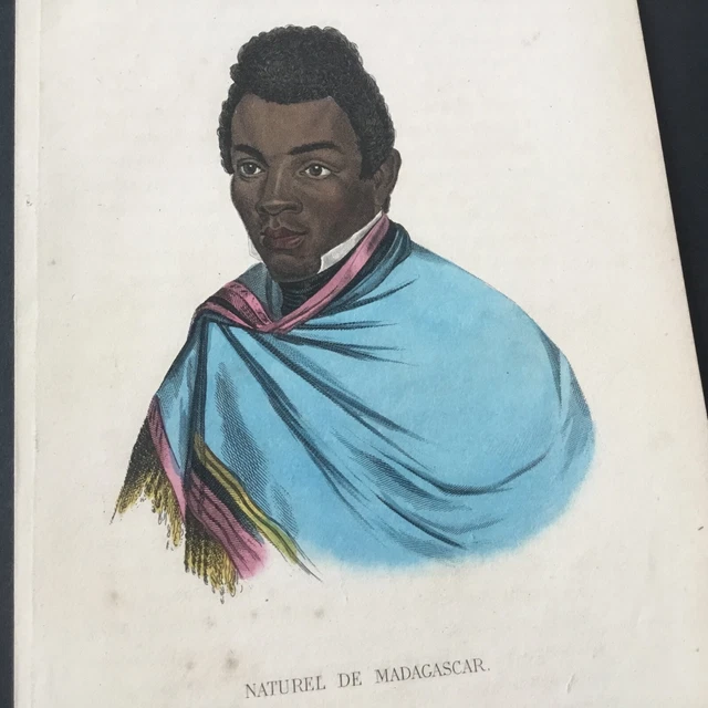 GRAVURE XIXÈ CHOUBARD Naturel de Madagascar Afrique Etching 19thC EUR ...
