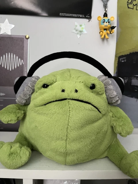 JELLYCAT RICKY THE Rain Frog with Headphones Plush Soft Toy New with ...