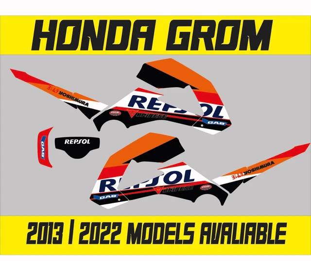 HONDA MSX 125 Stickers - Msx Graphics Kit - Msx Decals - Grom Graphics ...