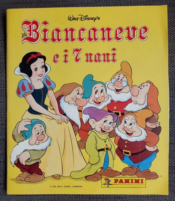SNOW WHITE SNOW White Sticker Figure Album, Panini 1994, Complete £50. ...