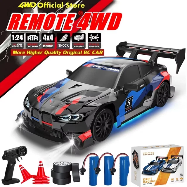 RC DRIFT CAR Remote Control High Speed Racing Vehicle with LED Lights 2 ...
