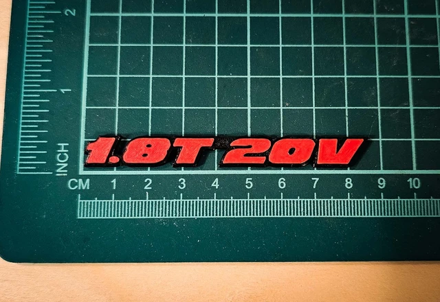 1.8T 20V BADGE Turbo Golf Jetta Scirocco Audi Skoda Seat MK1 MK2 MK3 ...