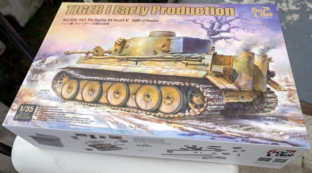 TIGER I EARLY Production Battle Of Kharkov Border Model | N° BT-034 | 1 ...