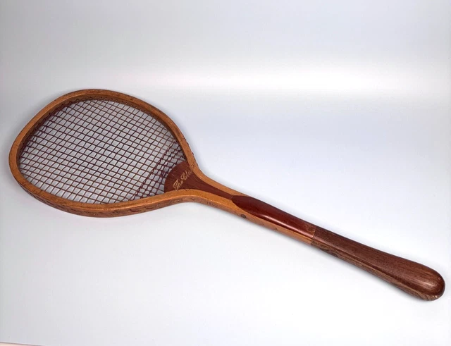 VERY RARE ANTIQUE Lawn Tennis Racket, Hammer Handle, The Club ...