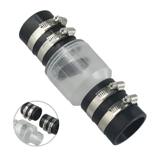 CHECK VALVE SUMP Pump Check Valve Backflow Preventer 1.5 Inch Home ...