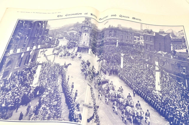1911 ILLUSTRIERTE LONDON News - King George Krönung - Großformat ...