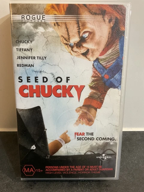 SEED OF CHUCKY PAL/VHS Horror Child's Play 5 Rogue Pictures RARE $149. ...