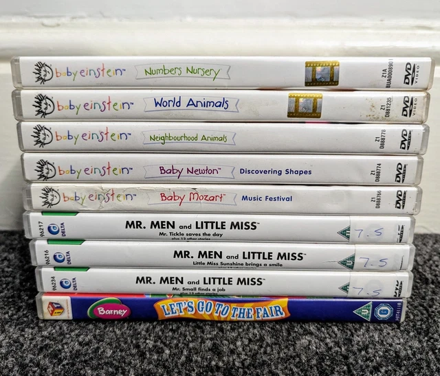 BABY EINSTEIN, MR Men, Barney Kids DVD Bundle Joblot - Freepost EUR 17 ...