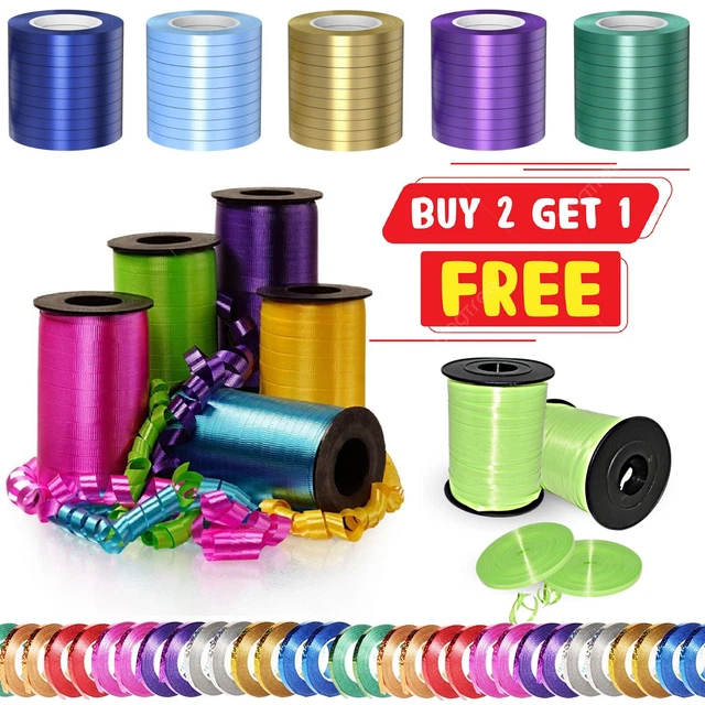 SALE HELIUM BALLOON String TIE Curling RIBBON MULTI Colour Ribbon ...