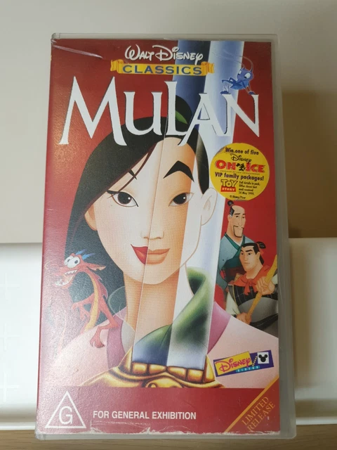 MULAN 1998 - Walt Disney Classics VHS Video | Limited Release EUR 10,08 ...
