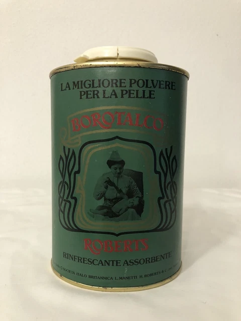 ROBERTS BOROTALCO TALC BOX 500 gr empty - HANDCUFFS - VINTAGE £102.97 ...