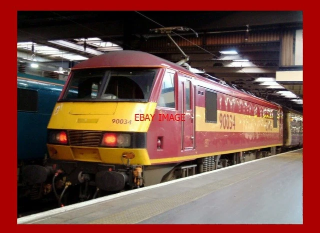 PHOTO CLASS 90 Loco No 90034 (3) £1.85 - PicClick UK