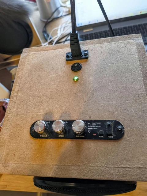 CUBE SPEAKER 100W 5" 3-way BT5 USB 3.5aux 6" Passive Radiator £73.50 ...