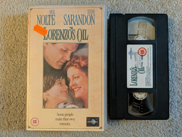 LORENZO'S OIL VHS - Nick Nolte Susan Sarandon £5.99 - PicClick UK