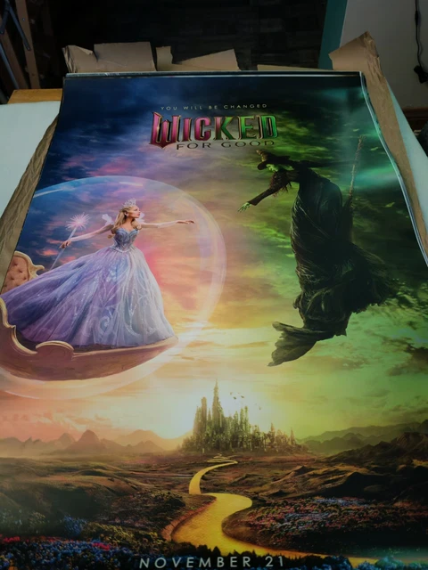 WICKED FOR GOOD (2025) - Original d/s Cinema US One sheet final poster ...