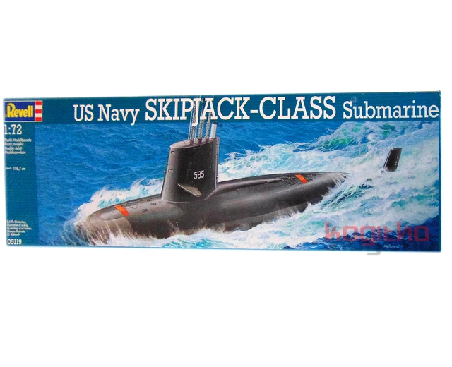 REVELL US NAVY Skipjack Classe Submarine U-Boat Modello Kit 05119 106,7 ...