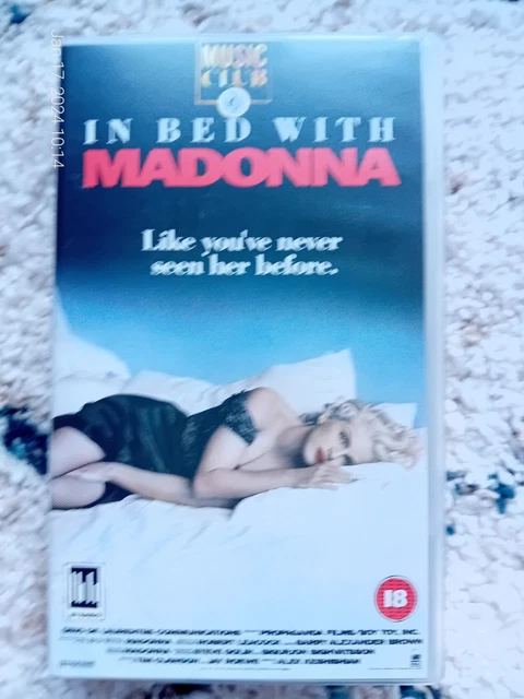 IN BED WITH madonna vhs video cassette £4.49 - PicClick UK