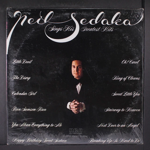 NEIL SEDAKA : Sings His Greatest Hits RCA 12" LP 33 tours scellé EUR 16 ...