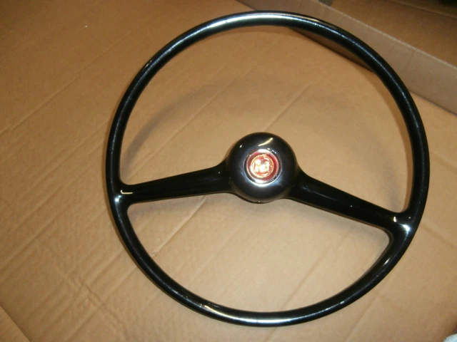 CLASSIC MINI MK1 BMC Steering Wheel & new Horn Push Morris Austin Van ...