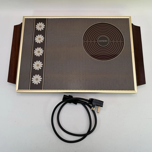 VTG HOT SERV Glass Hotray Electric Buffet Food Warmer Hot Plate 70's ...