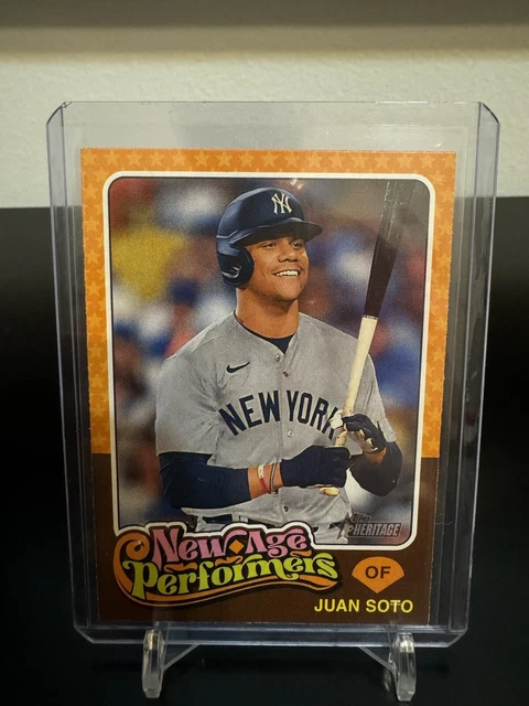 JUAN SOTO 2024 Topps Heritage #NAP-21 New Age Performers Yankees de New ...