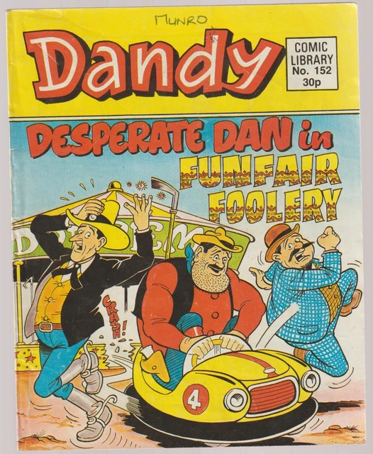 DANDY COMIC LIBRARY #152 1989~Desperate Dan In Funfair Foolery EUR 4,08 ...