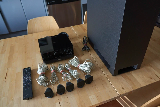 SONY DAV-IS10 5.1 Channel Micro Satellite Surround Home Theatre System ...