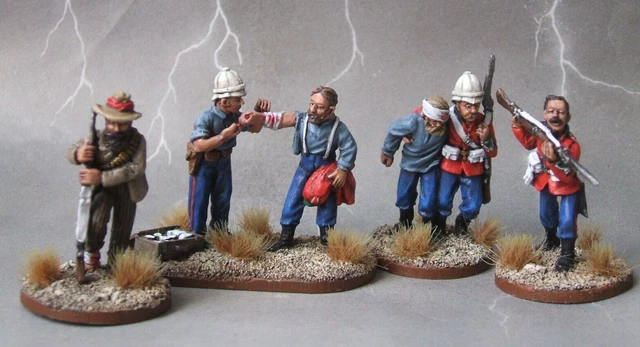 ) PERRY MINIATURES VLW 26 Rorkes Drift Heroes 2 Painted £34.99 ...