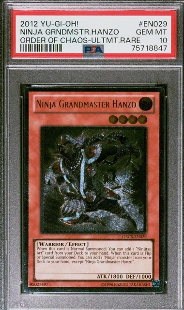 2012 YU-GI-OH! ORCS-ORDER of Chaos EN029 Ninja Grandmaster Hanzo ...