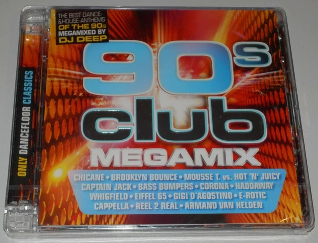 90S CLUB MEGAMIX 2 CD'S NEU & OVP MIT GIGI D AGOSTINO SASH CAPPELLA ...