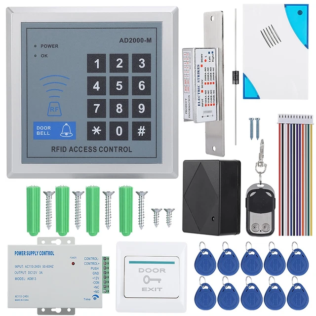 ELECTRIC STRIKE NO Lock Single Door Card Password Access Control Keypad ...