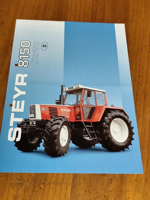 STEYR 8150 TURBO Traktor prospekt tractor brochure 31 EUR 80,00 ...