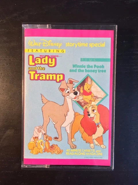 WALT DISNEY LADY AND THE TRAMP read along BOOK TAPE Cassette AUDIOBOOK ...