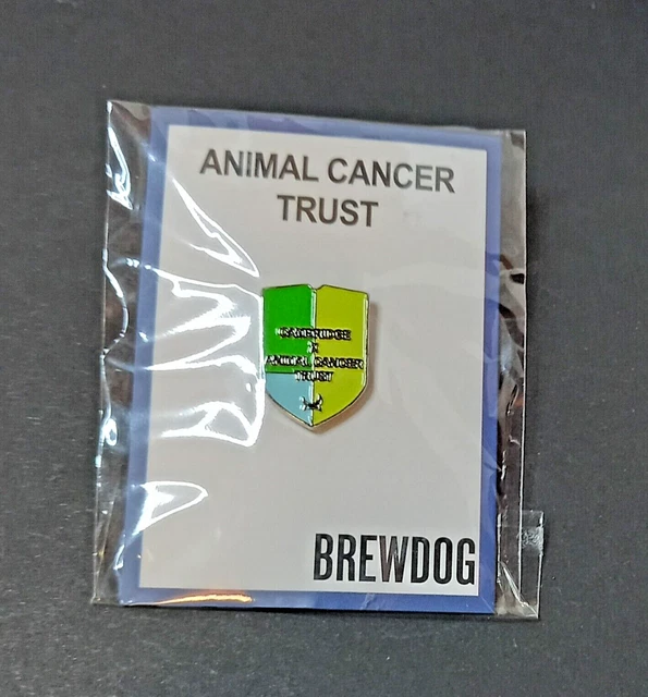 BREWDOG CRAFT BEER Collectable, ACT Charity Pin Badge, New on Backing ...