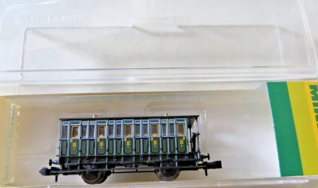 MINITRIX N 3064 Passenger Car 3. Class Der K.Bay.sts.b. Spotless Boxed ...