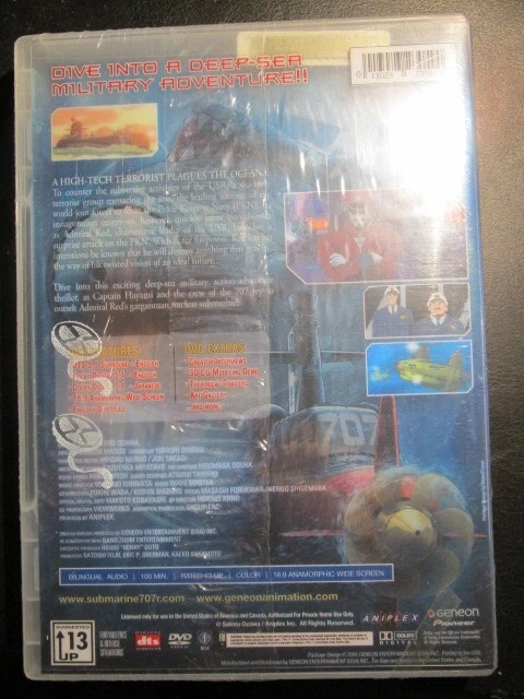 SUBMARINE 707 REVOLUTION Movie (Japanese Animation DVD) BRAND NEW $4.99 ...