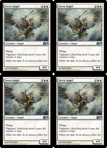 MTG - 4X SERRA ANGEL - M14/Core Set 2014 (U) EUR 1,46 - PicClick FR
