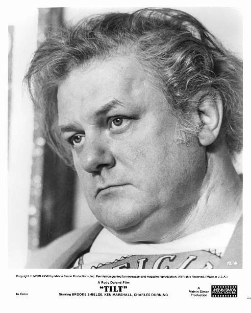 CHARLES DURNING IN a publicity portrait from the film 'Tilt', 1978 Old ...